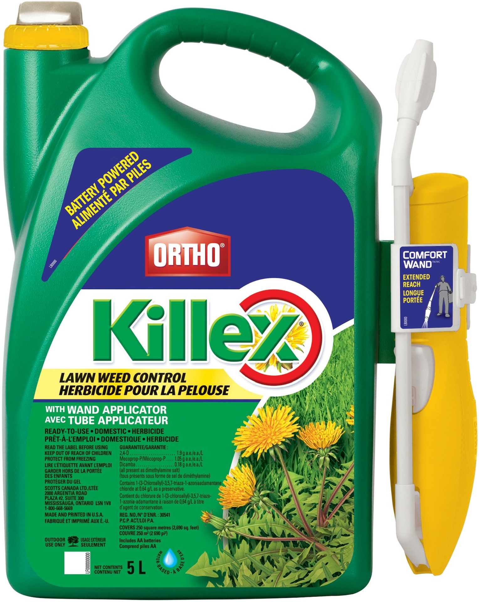 Ortho Killex Ready-to-Use Lawn Weed Control/Killer, Herbicide with Wand ...