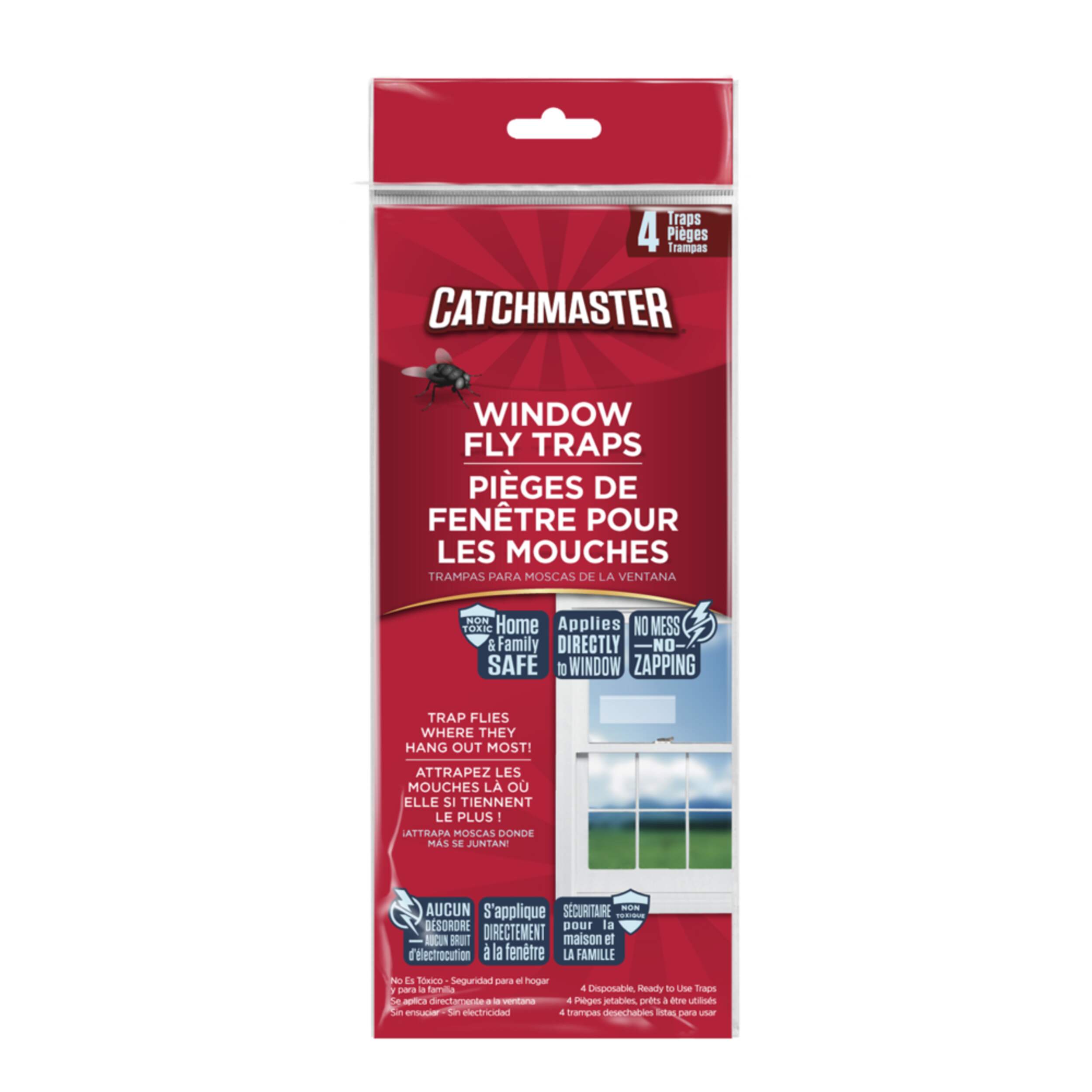 Catchmaster Window Fly Trap, 4-pk | Canadian Tire