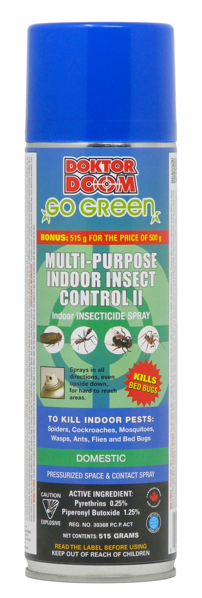 Doktor Doom Go Green Indoor Multi-Purpose Insect Killer II, 420-g ...