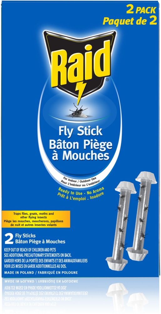 Raid® Indoor Fly Stick Trap, 2-pk | Canadian Tire