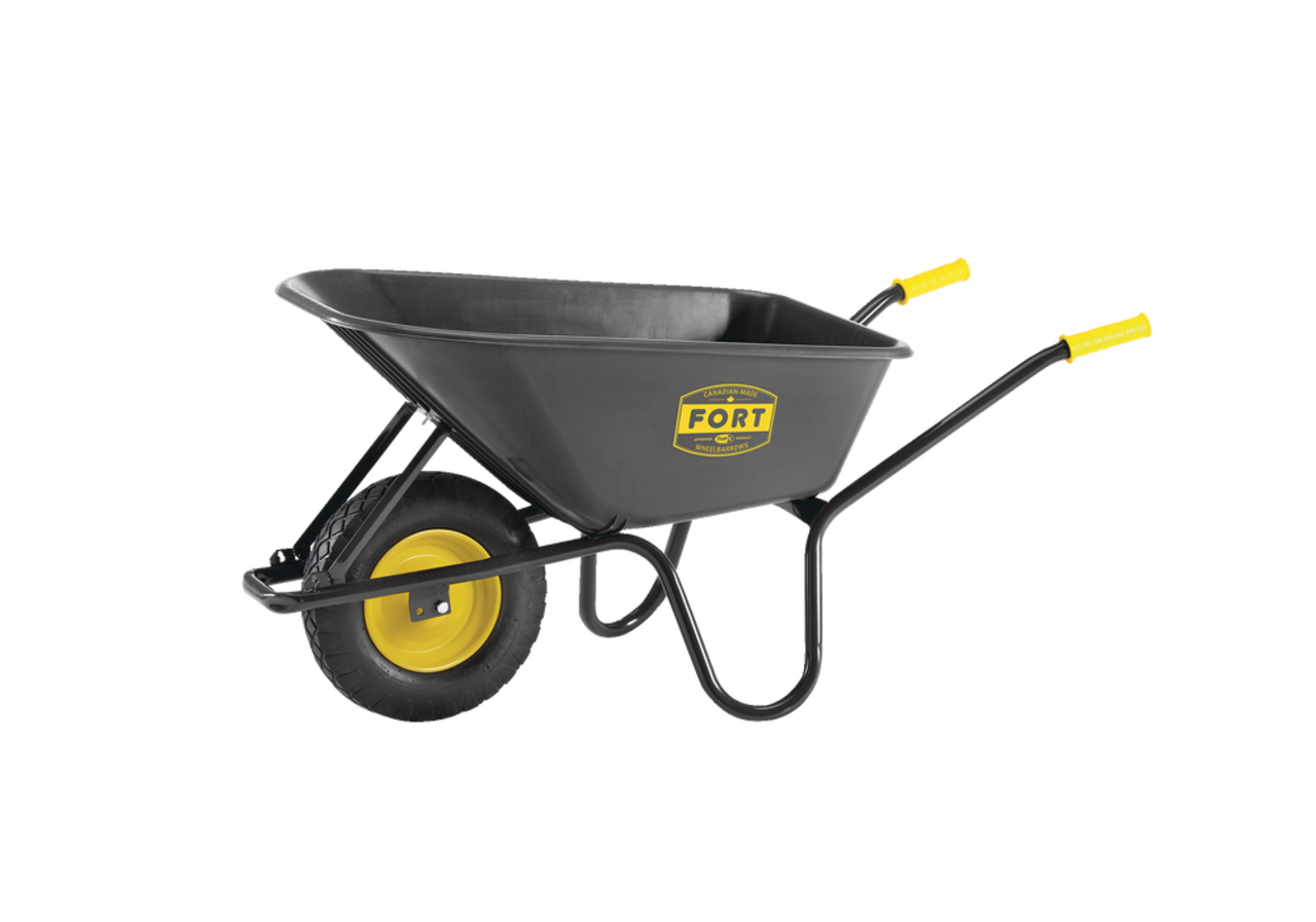 TUFX Poly Tray 1 Wheel Garden Yard Wheelbarrow 6 cu ft Canadian Tire