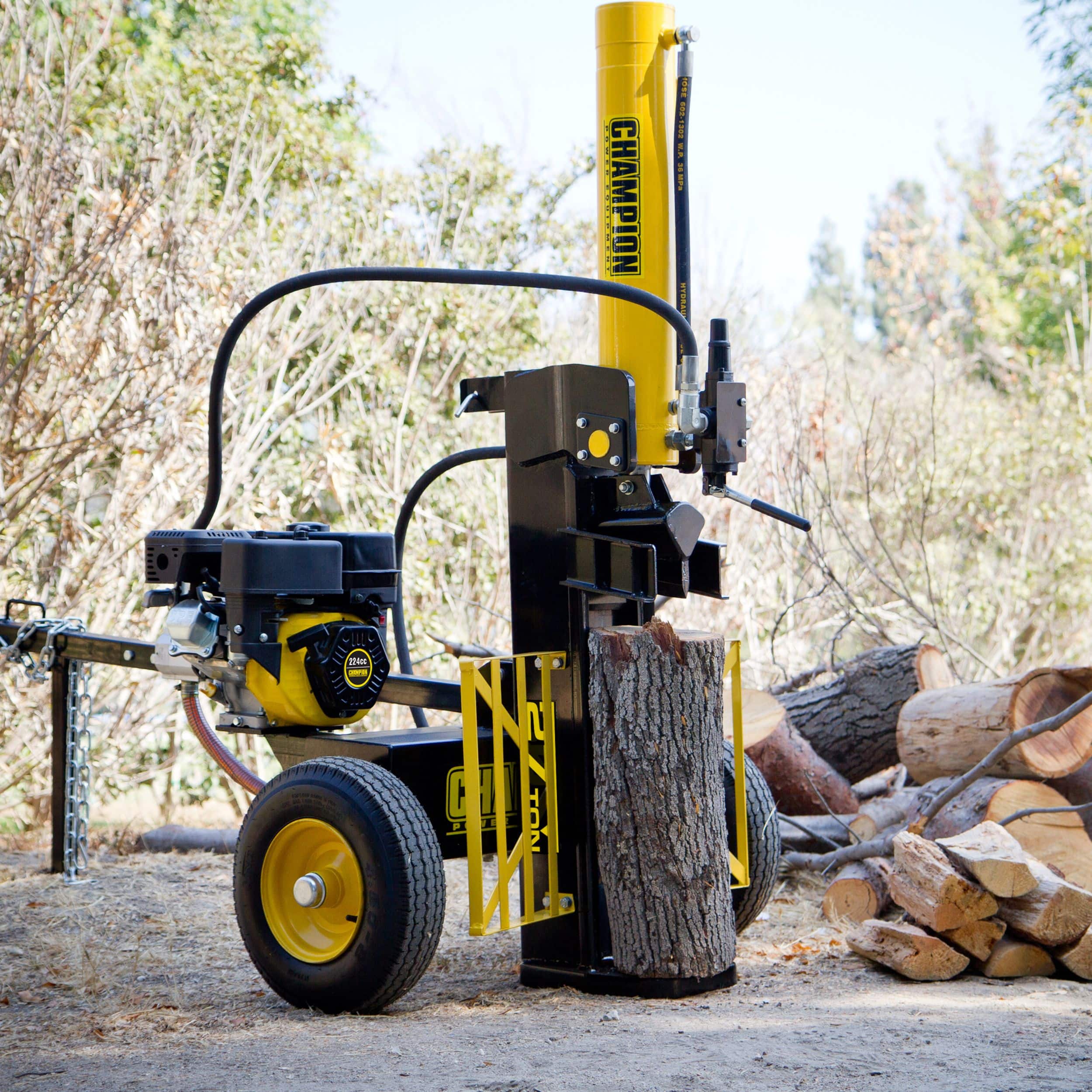 Champion 100883 27 Ton 224cc Gas Powered Log Splitter Canadian Tire