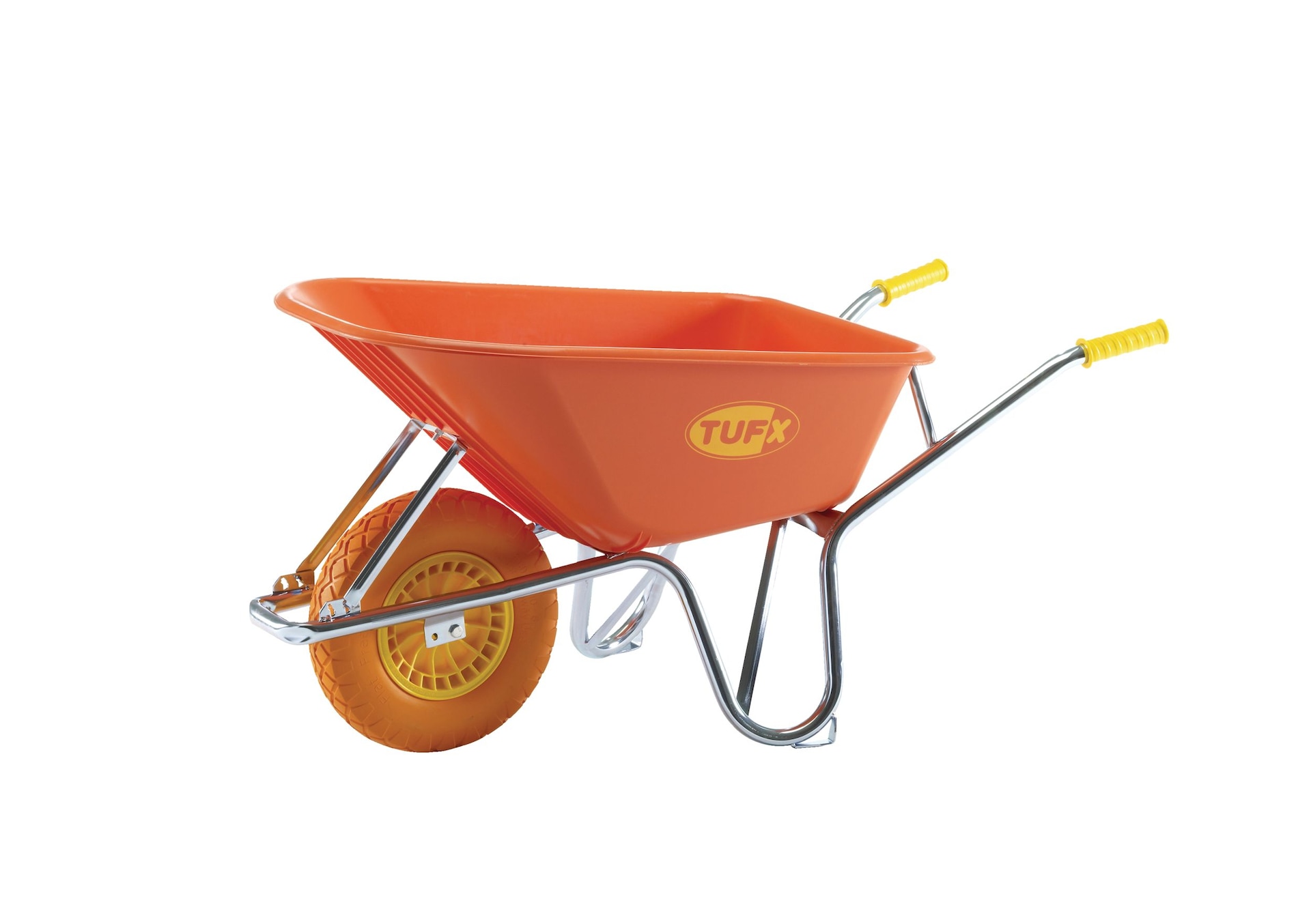 TUFX Poly Tray 1 Wheel Flat Free Garden Yard Wheelbarrow 6 cu ft Canadian Tire