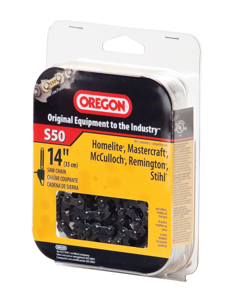 Oregon S50 Replacement Chainsaw Chain, Fits Various Brands & Models, 14 ...