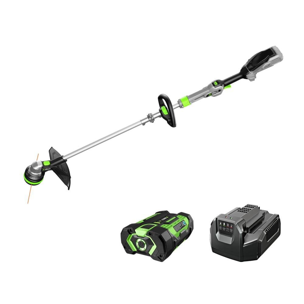 EGO POWER+ 56V Brushless Cordless 15-in String Trimmer, Includes (1) 2 ...