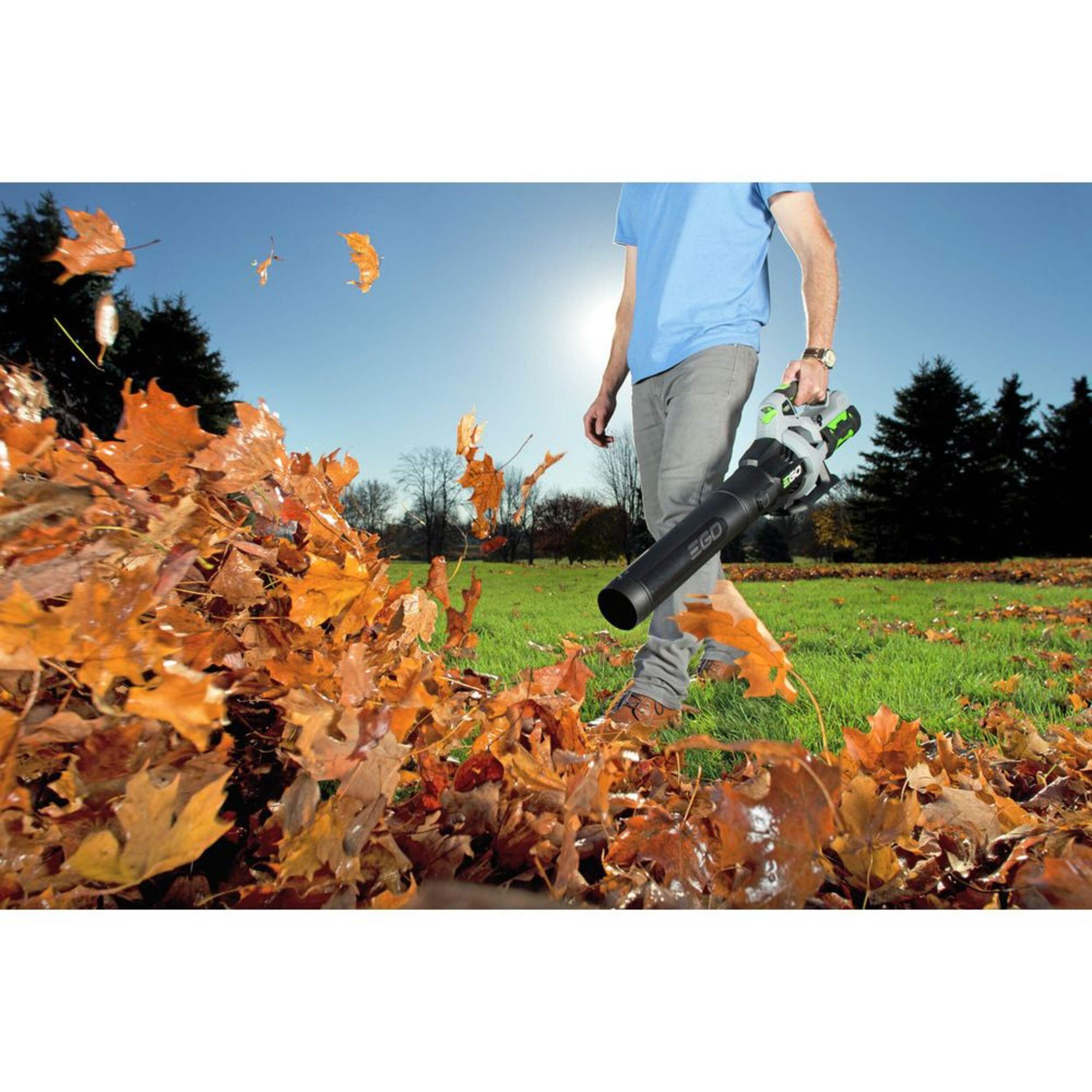 Ego Power 56v 15 In String Trimmer And 530 Cfm Leaf Blower Combo Kit