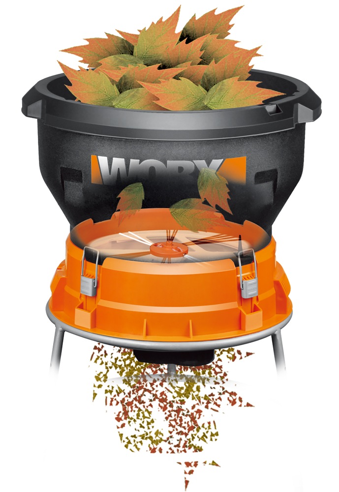 Worx WG430 13 Amp Electric Leaf Mulcher/Shredder, 13-in | Canadian Tire