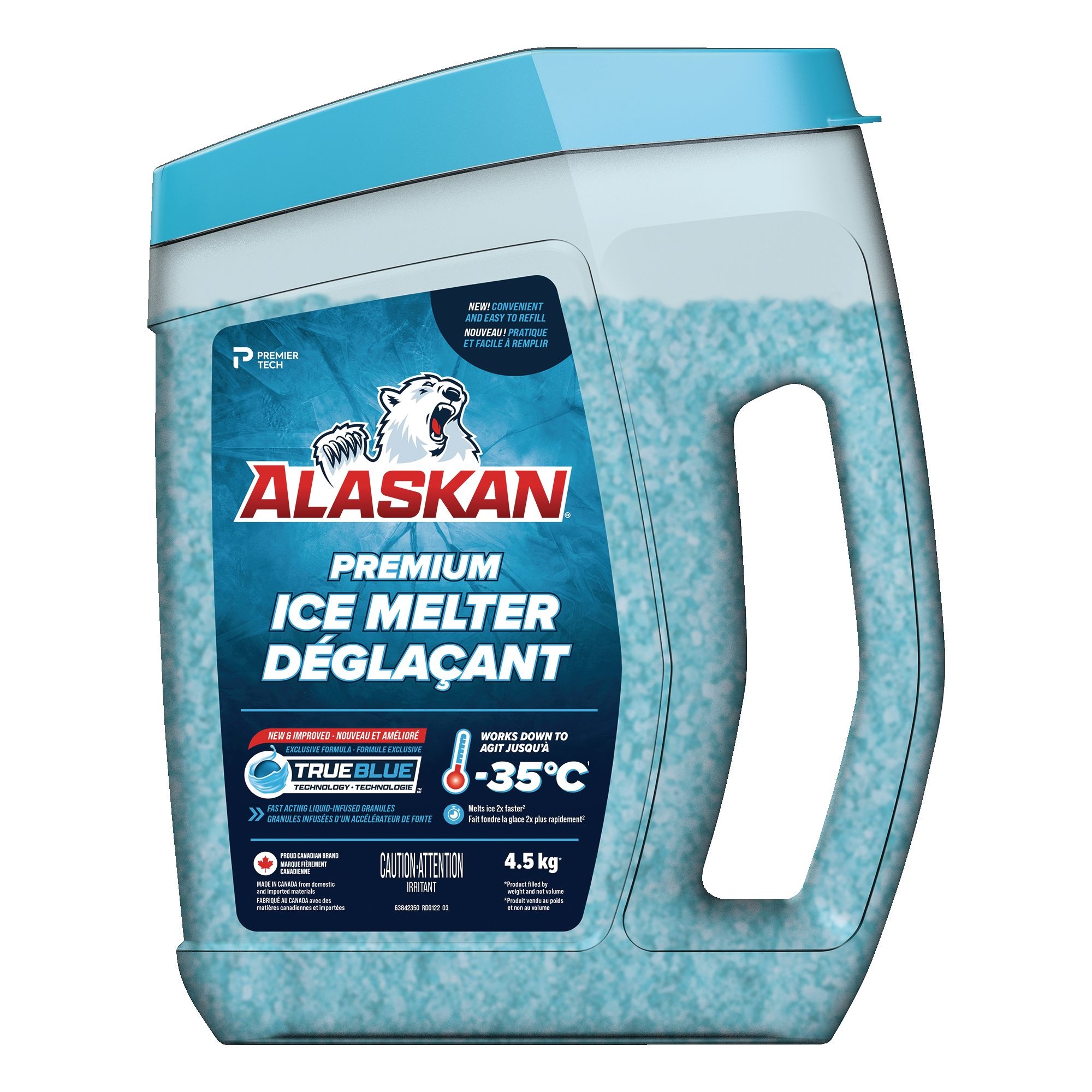Machine A Glace Premium Ice Melter Pail | Ice Melters Alaskan Premium ...