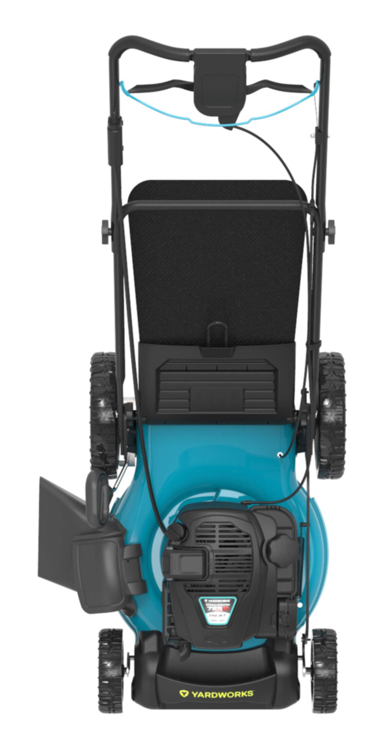 Yardworks 3-in-1 163cc Gas Engine RWD Walk Behind Self-Propelled Lawn ...