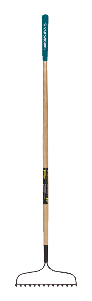 Yardworks Metal 14-Tine Bow Rake, 48-in Hardwood Shaft | Canadian Tire