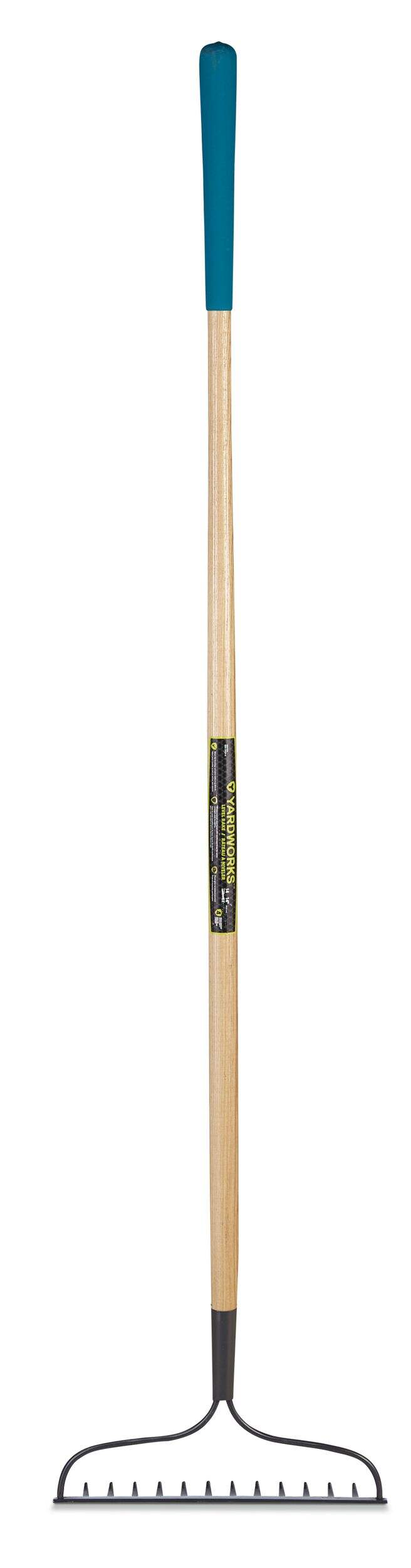 Yardworks Metal 14-Tine Bow Rake, 48-in Hardwood Shaft | Canadian Tire