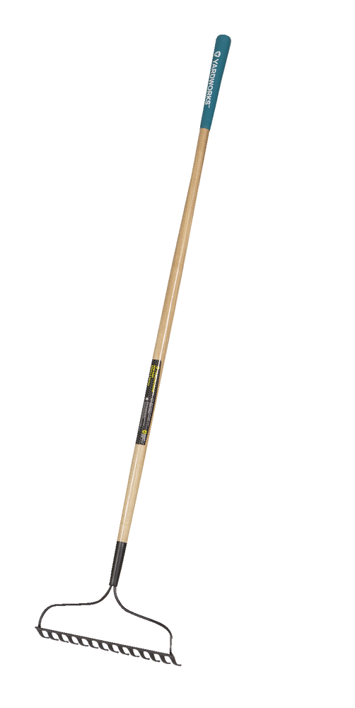 Yardworks Metal 14-Tine Bow Rake, 48-in Hardwood Shaft | Canadian Tire