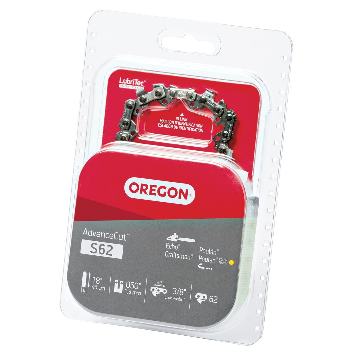 Oregon S62 AdvanceCut™ Replacement Chainsaw Chain, Fits Various Brands ...