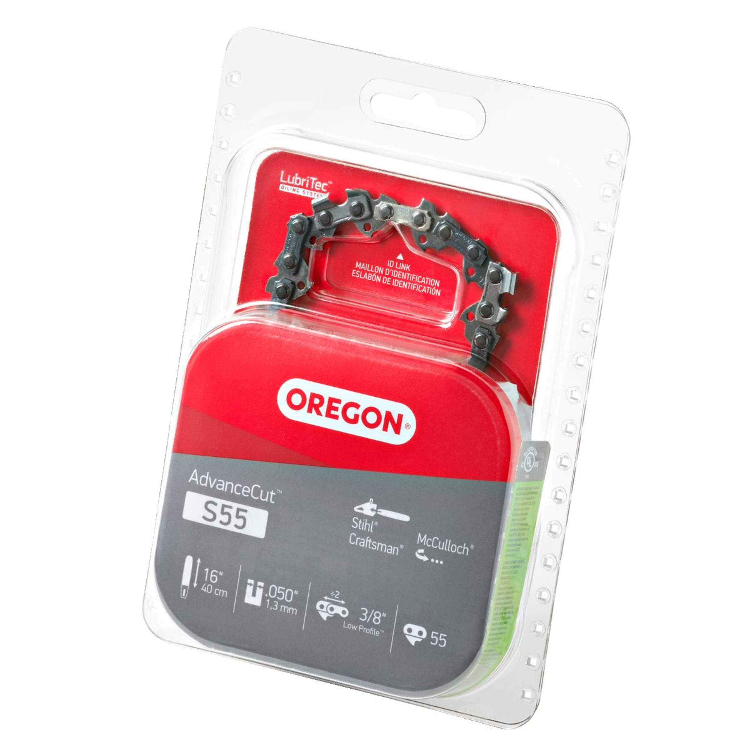 Chaîne de rechange pour scie à chaîne Oregon S55 AdvanceCut, convient à ...