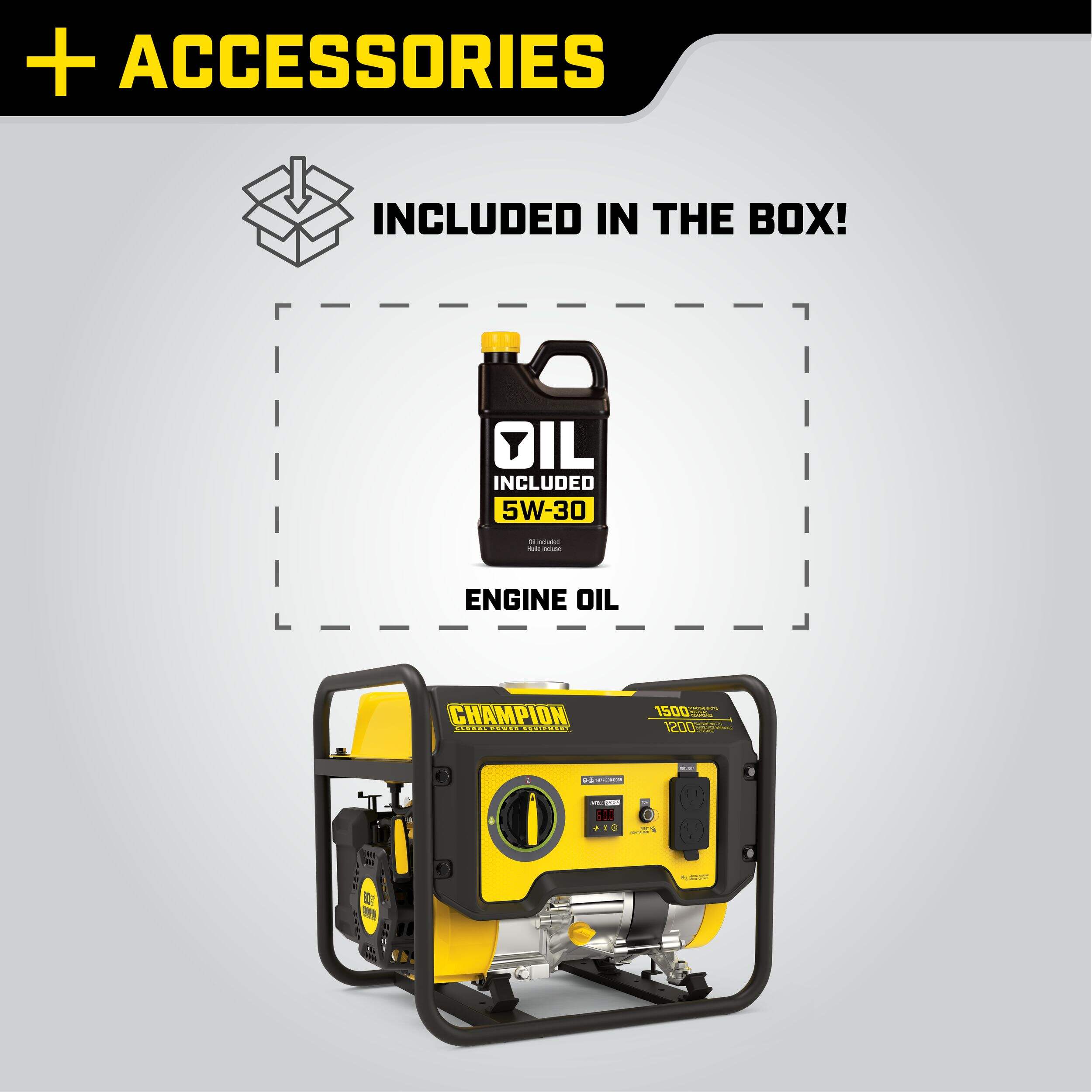 Champion 1200/1500 Watt Portable Gas Generator | Canadian Tire Champion 1200/1500 Watt Portable Gas Generator | Canadian Tire