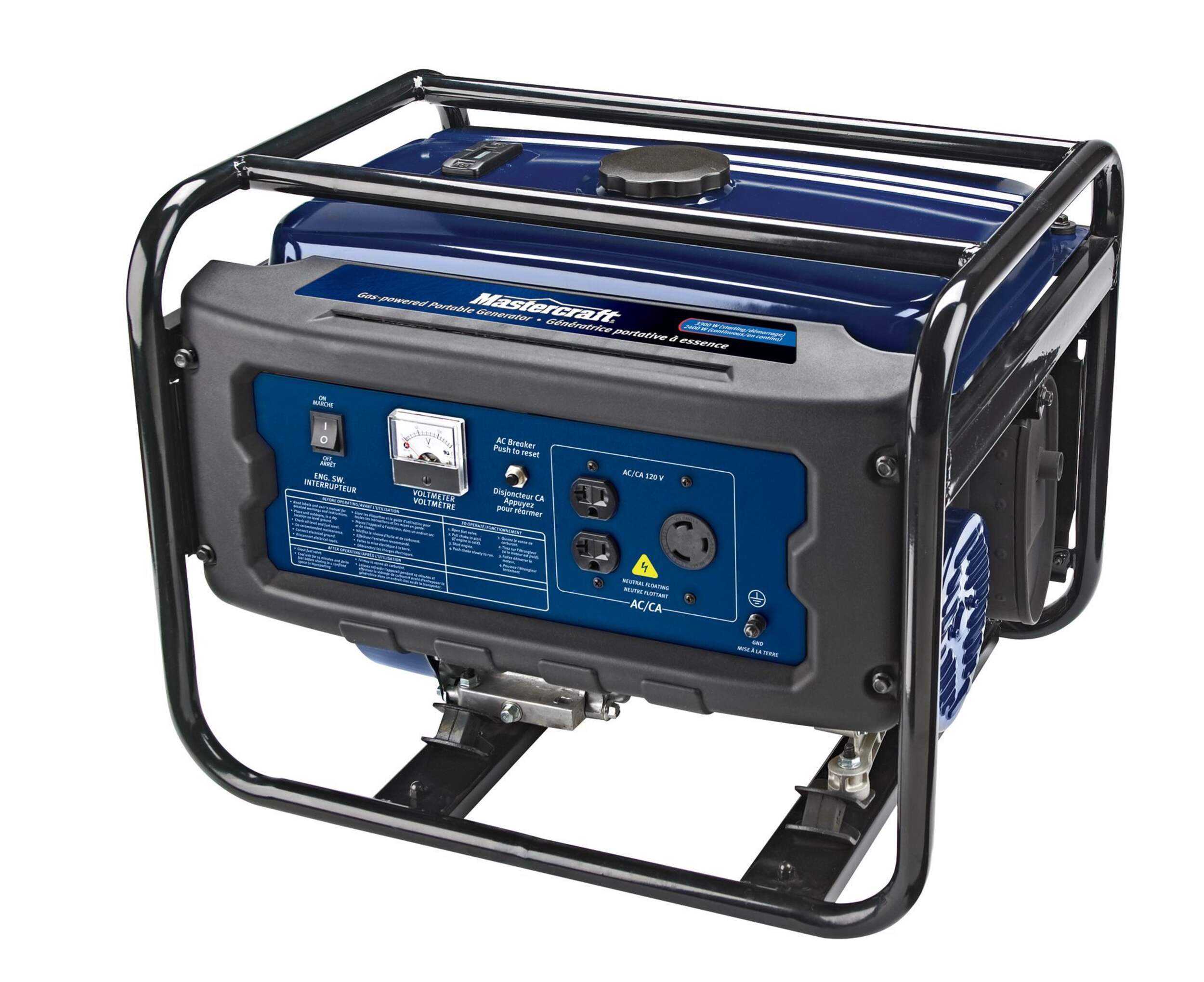 Génératrice Mastercraft 4 temps, 3300/2400W | Canadian Tire