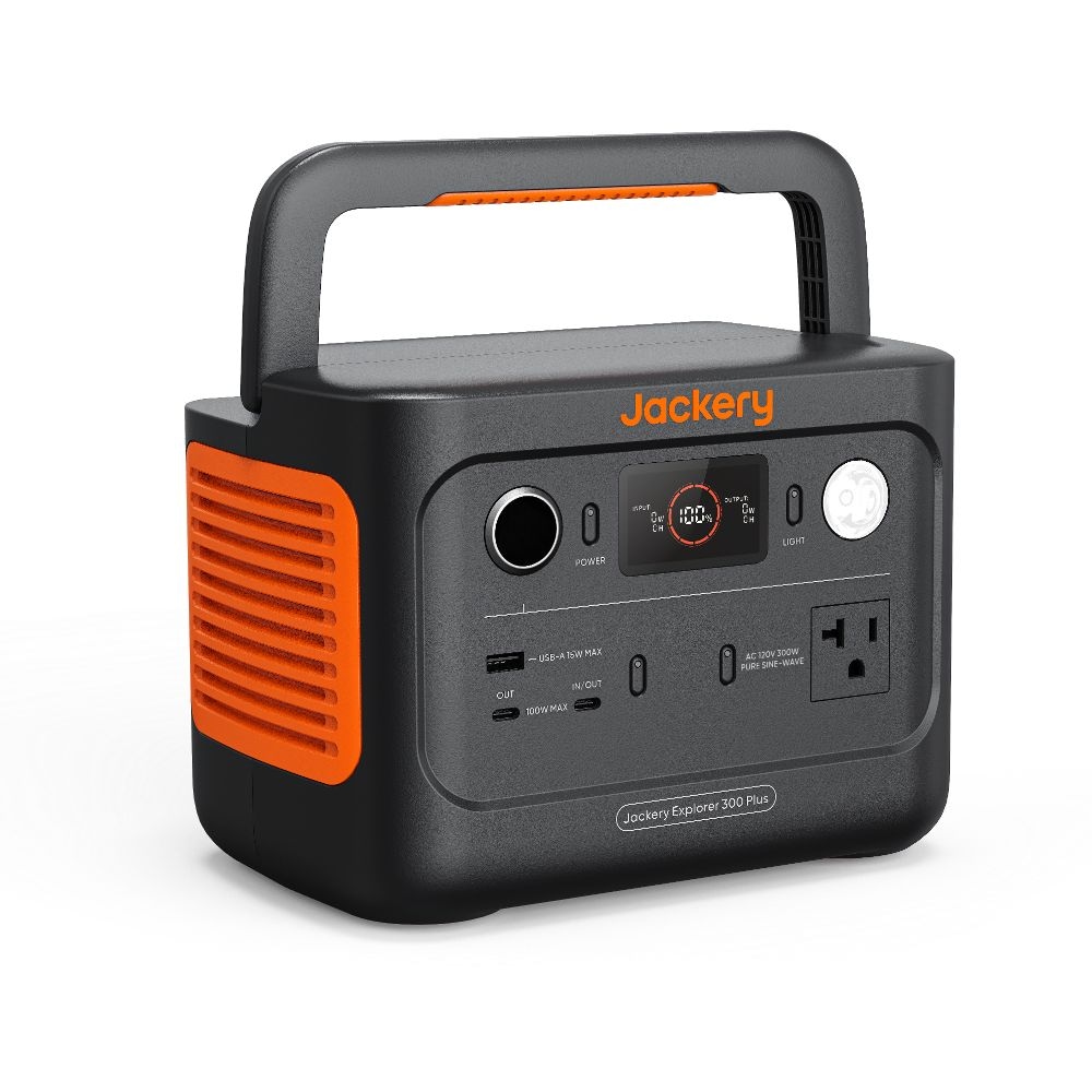 Jackery Portable Solar Generator 300 Plus Power Station 300/600W Output ...