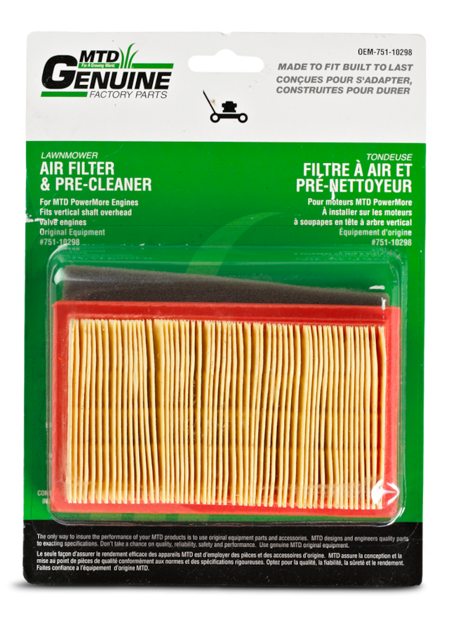 MTD Lawn Mower RePlacement Air Filter & Pre-cleaner | Canadian Tire