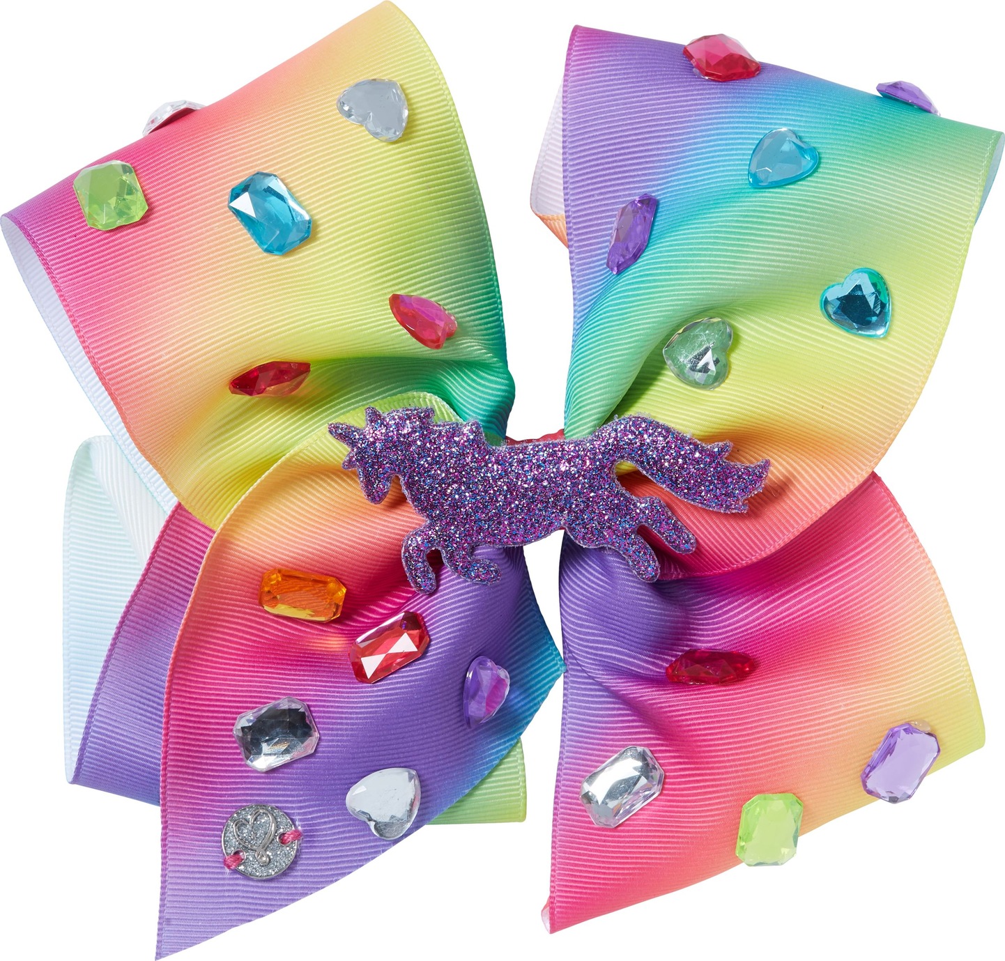 Nickelodeon JoJo Siwa Unicorn Hair Bow, Rainbow, One Size, Wearable ...