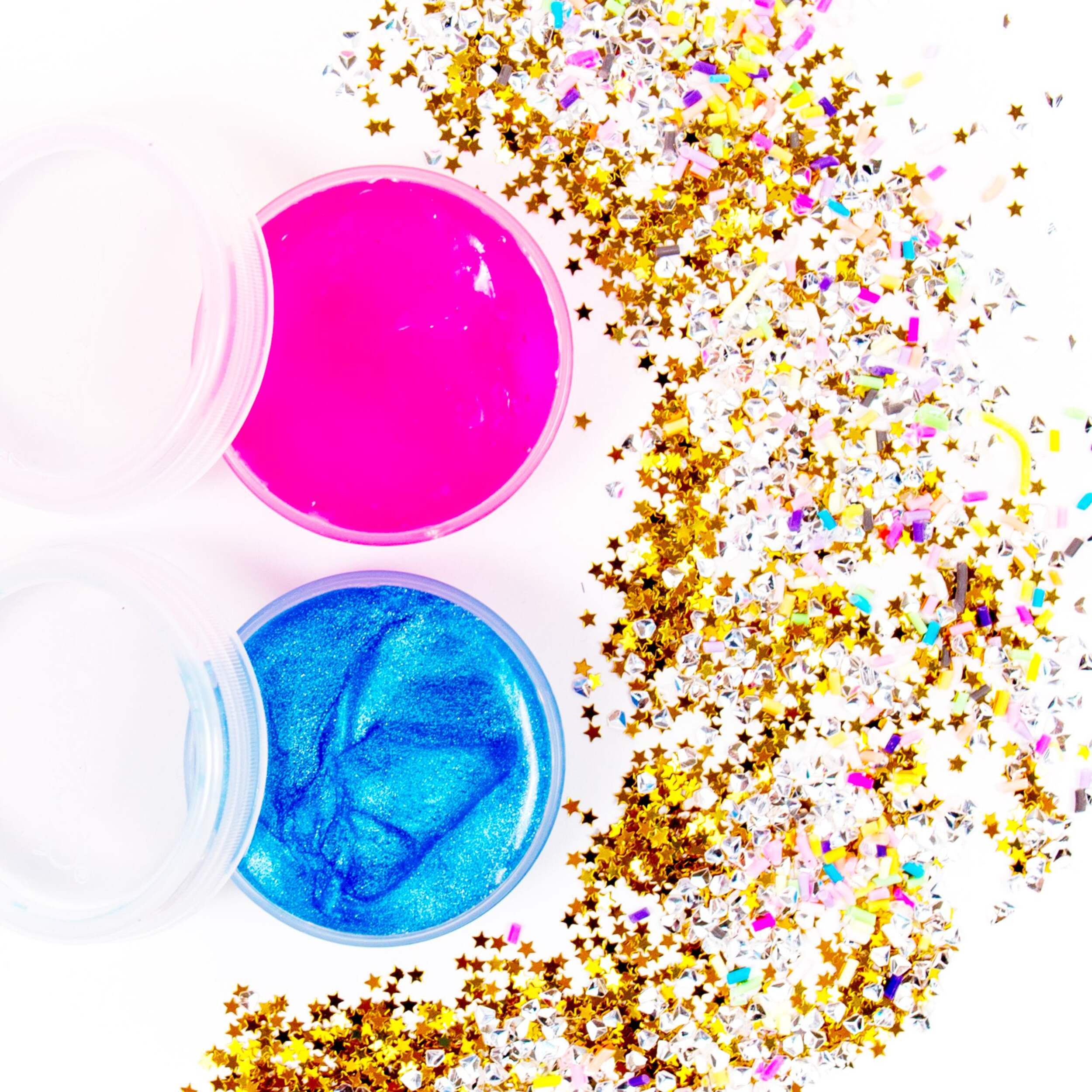 Slimy Gloop Mixems Twists Cotton Candy Scented Bluepink 5 Pk Ages