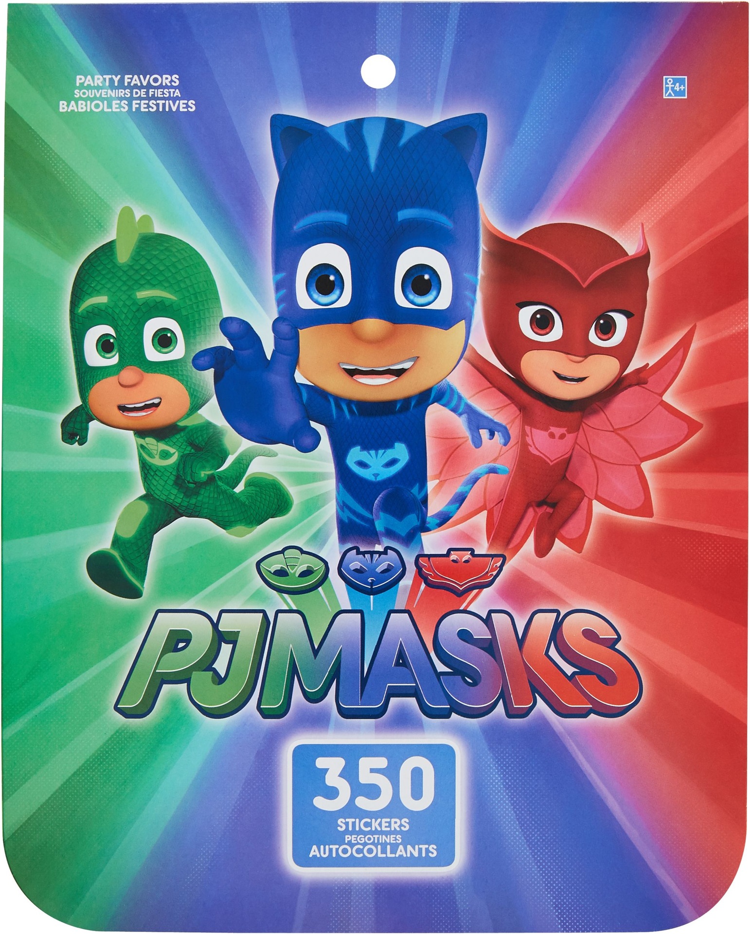 PJ Masks Sticker Book, 350-ct | Party City