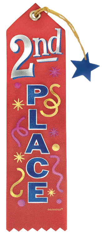 Second Place Recognition Ribbon | Party City