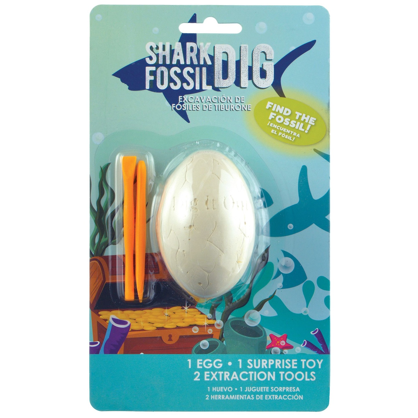 Shark Fossil Dig Set with Surprise Toy | Party City
