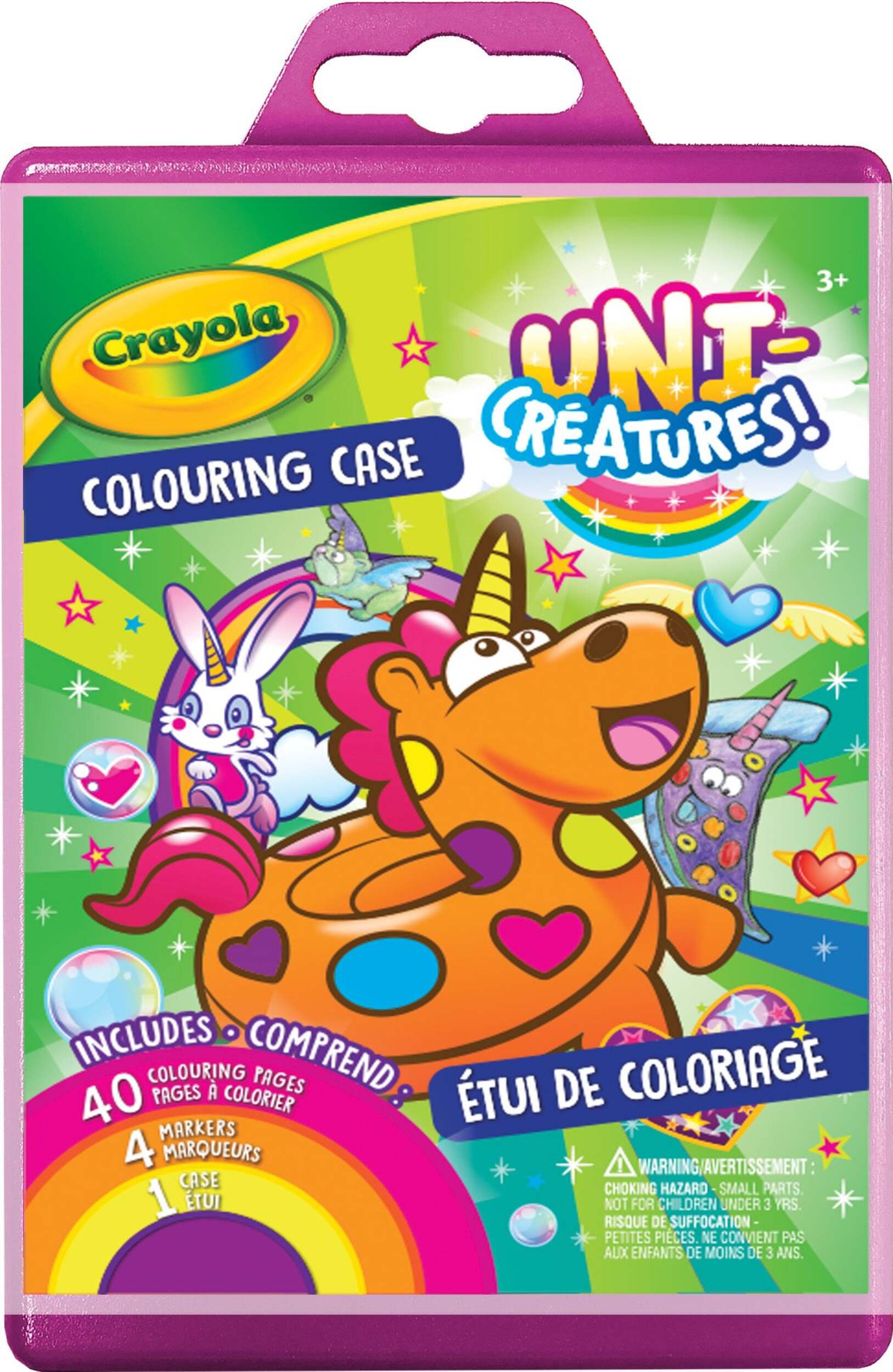 Crayola Colouring Case With Pip Squeak Coloured Drawing Markers Multi