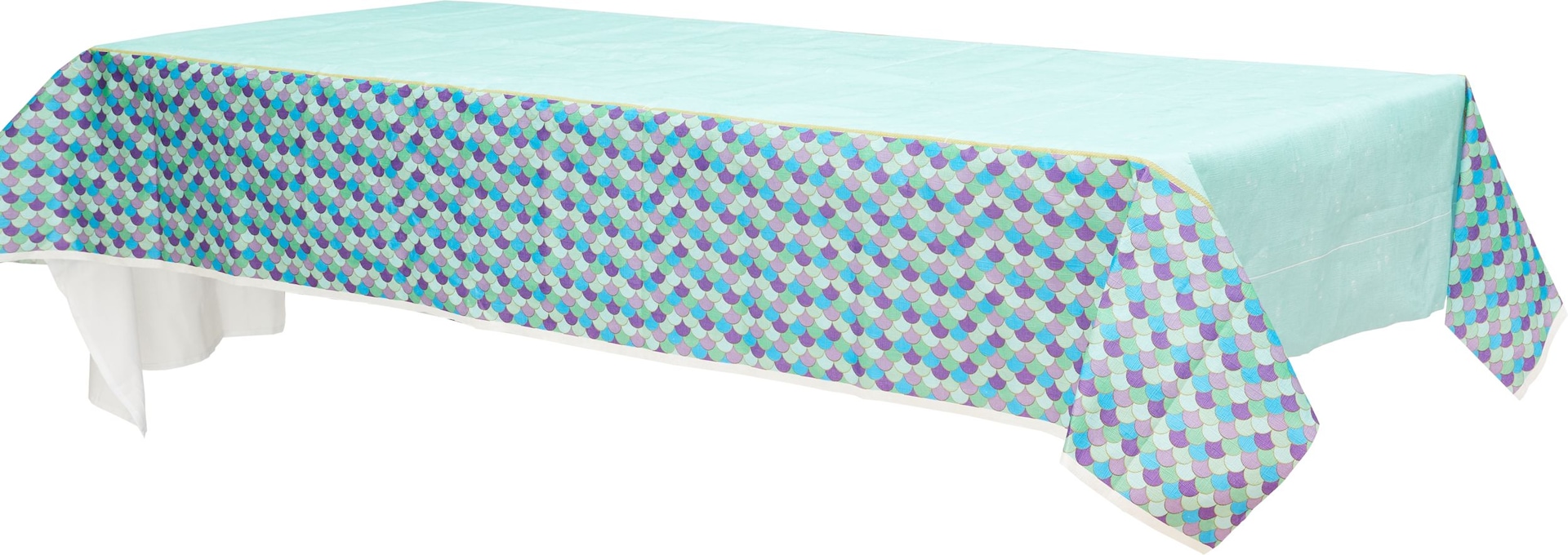 Wishful Mermaid Disposable Paper Table Cover, 54-in x 96-in | Party City