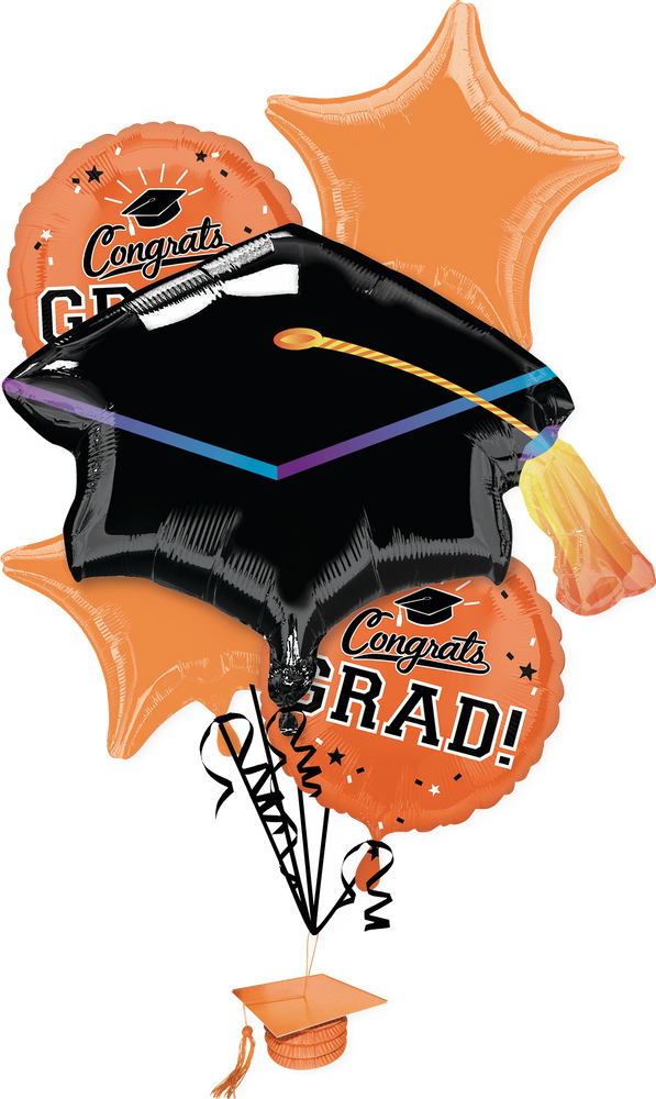 Bouquet De Ballons En Aluminium « Congrats Graduate Gonflage à L