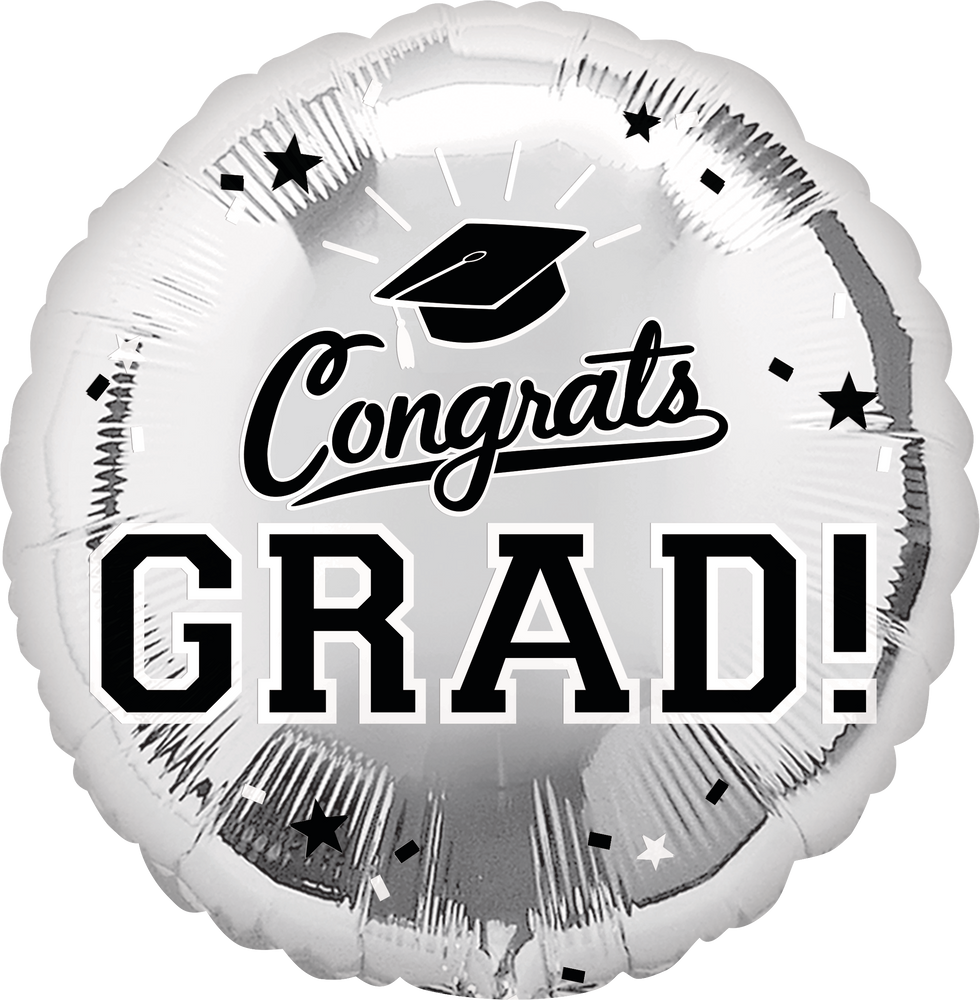 Ballon En Aluminium « Congrats Grad Gonflage à Lhélium Inclus 17