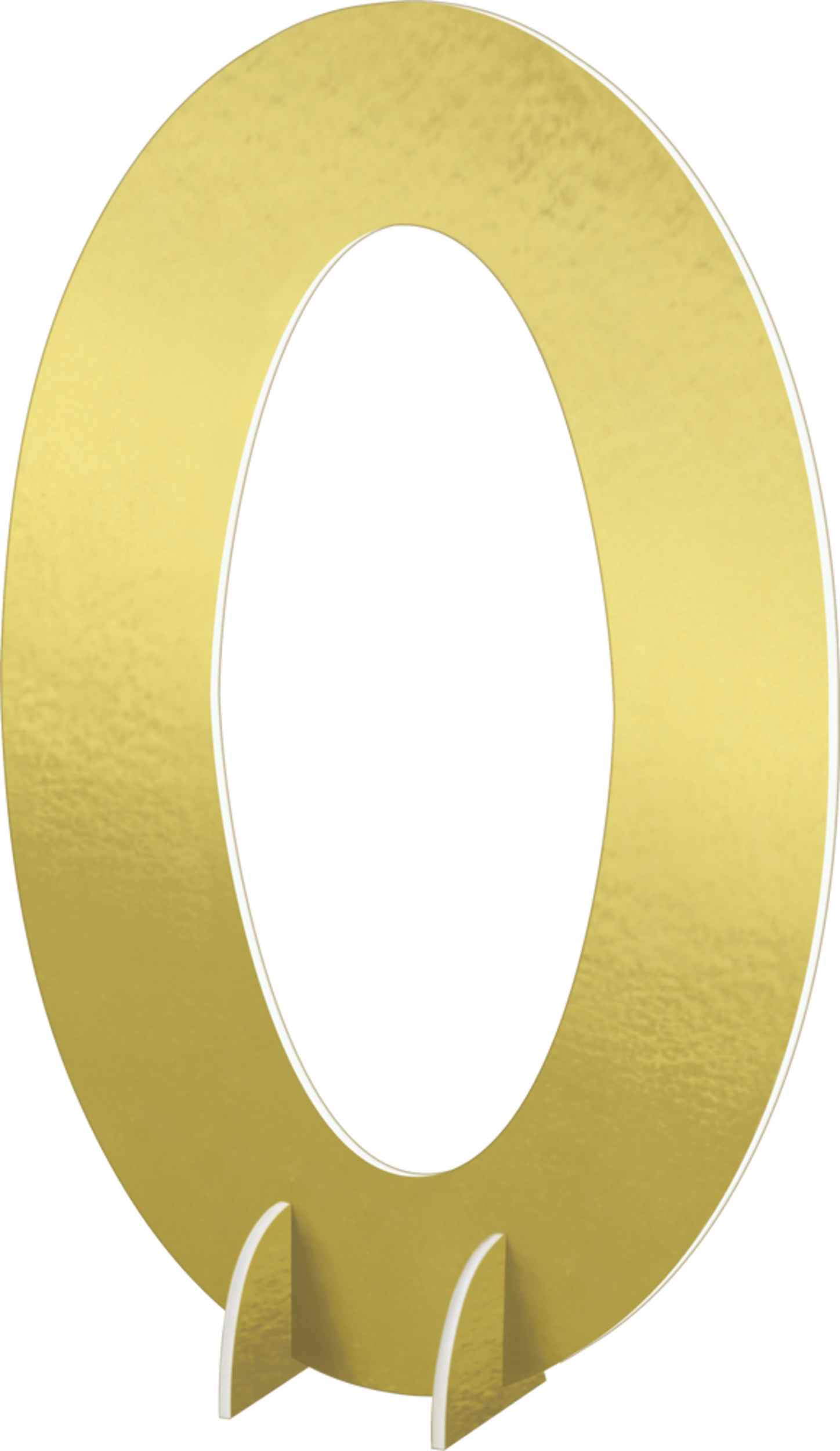 Giant Metallic Gold Number Sign | Party City