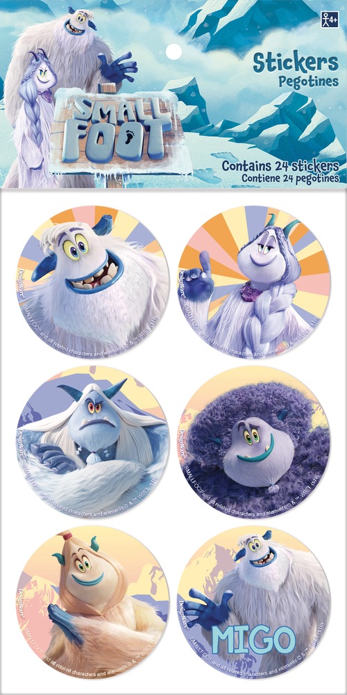 Smallfoot Stickers, 4-pk | Canadian Tire