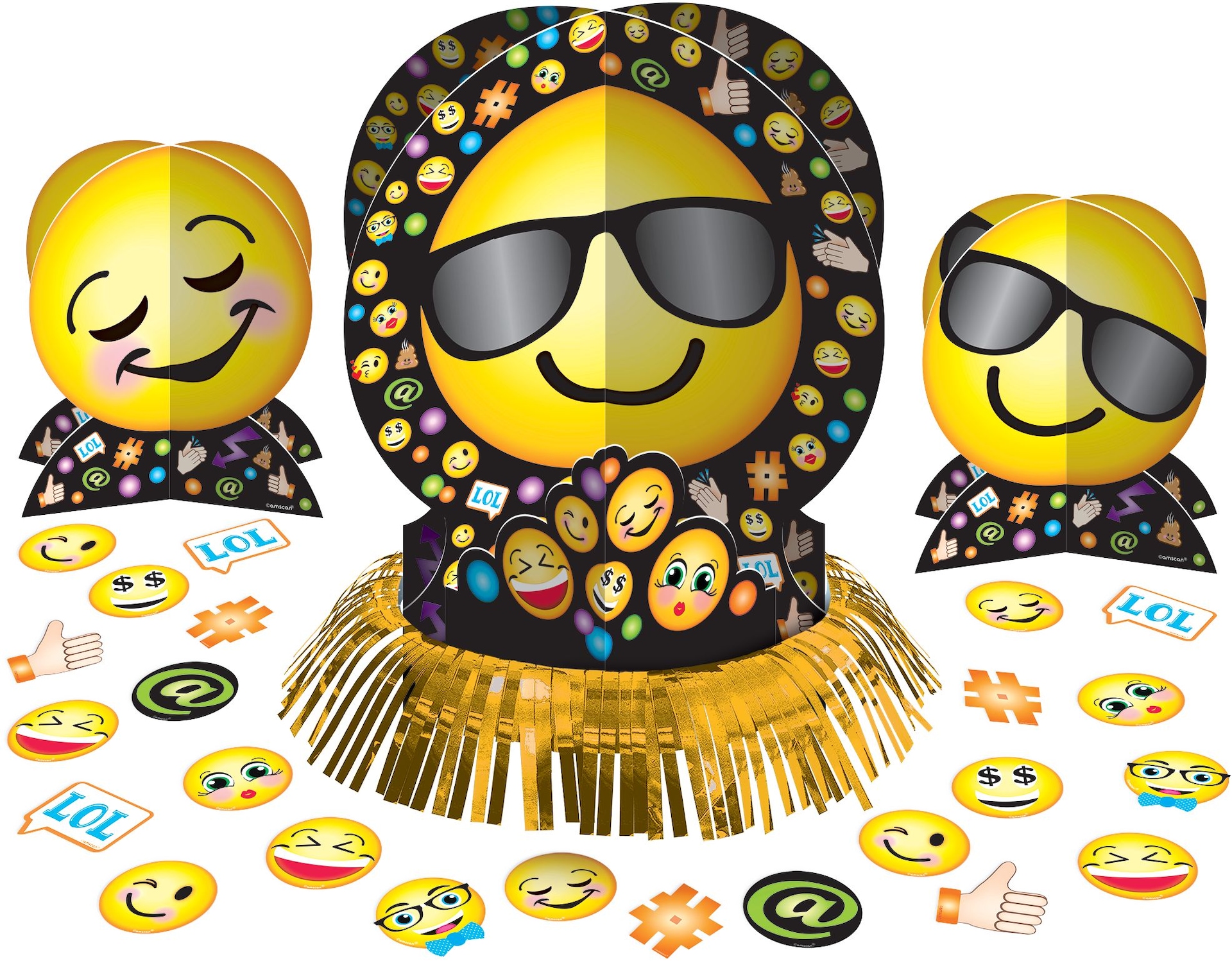 Smiley Birthday Party Table Decorating Kit, 23-pc | Party City