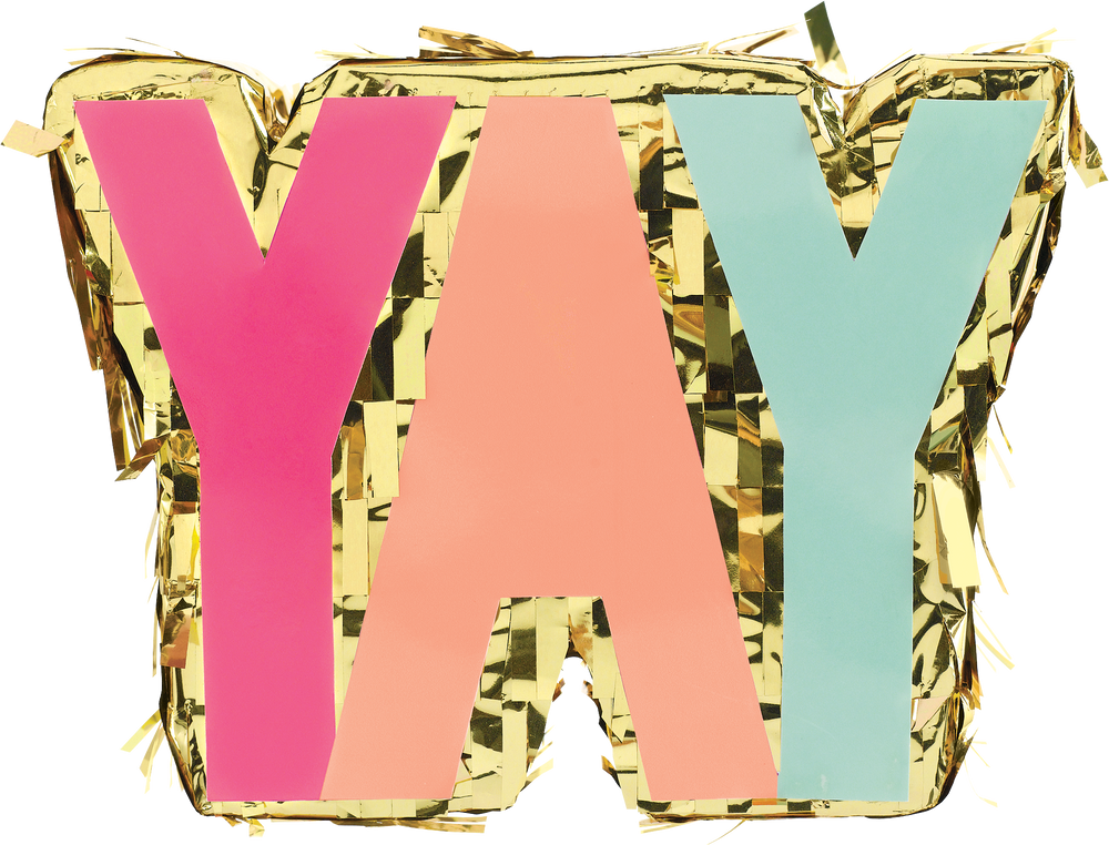 Mini Sign of the Times Yay Pinata Decoration | Canadian Tire