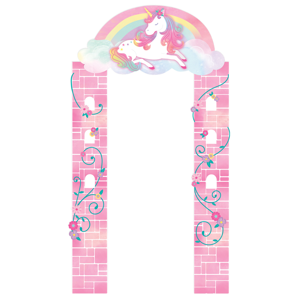 Enchanted Unicorn Archway Door Decoration, 45.5-in x 75-in | Canadian Tire