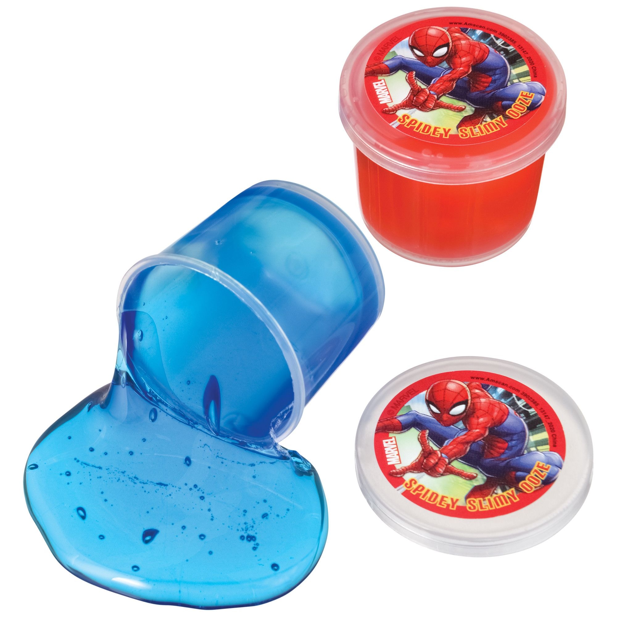 Marvel Spider-Man Webbed Wonder Slime, 4-pk | Party City