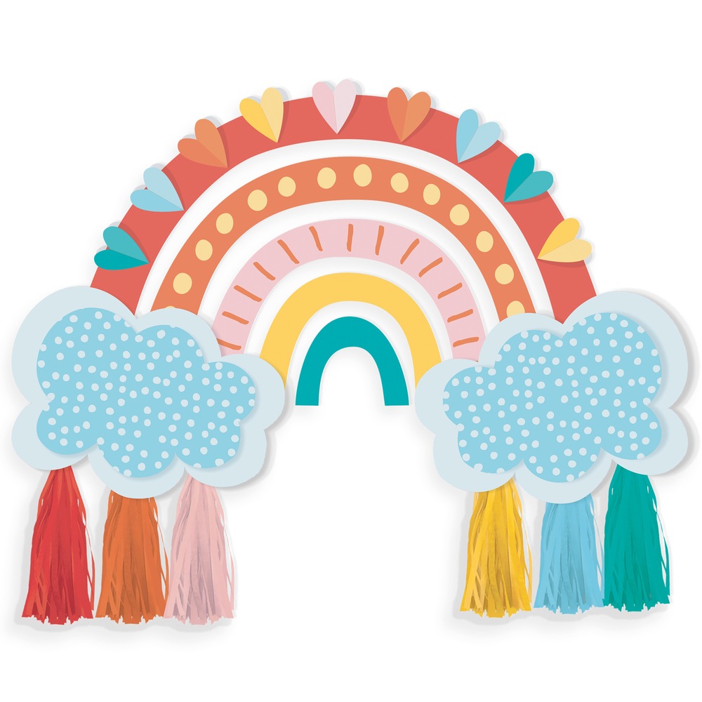 Retro Rainbow Wall Decorating Kit, 24-pc | Canadian Tire