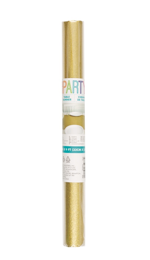 Gold Confetti Table Runner | Party City