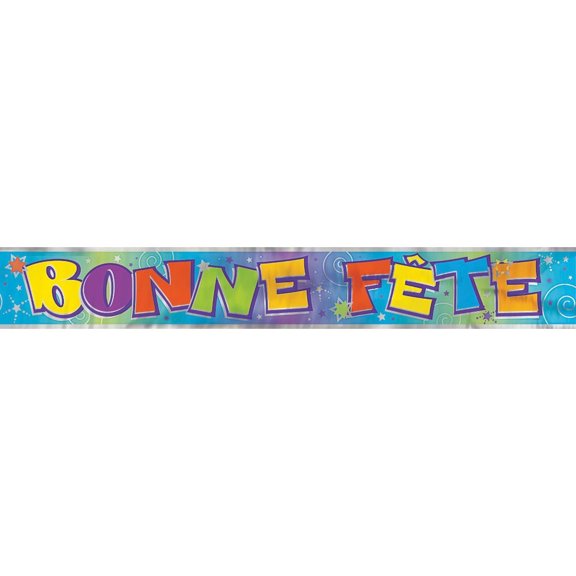 "Bonne Fête" French Hanging Garland Banner Decoration, Multi-Coloured ...
