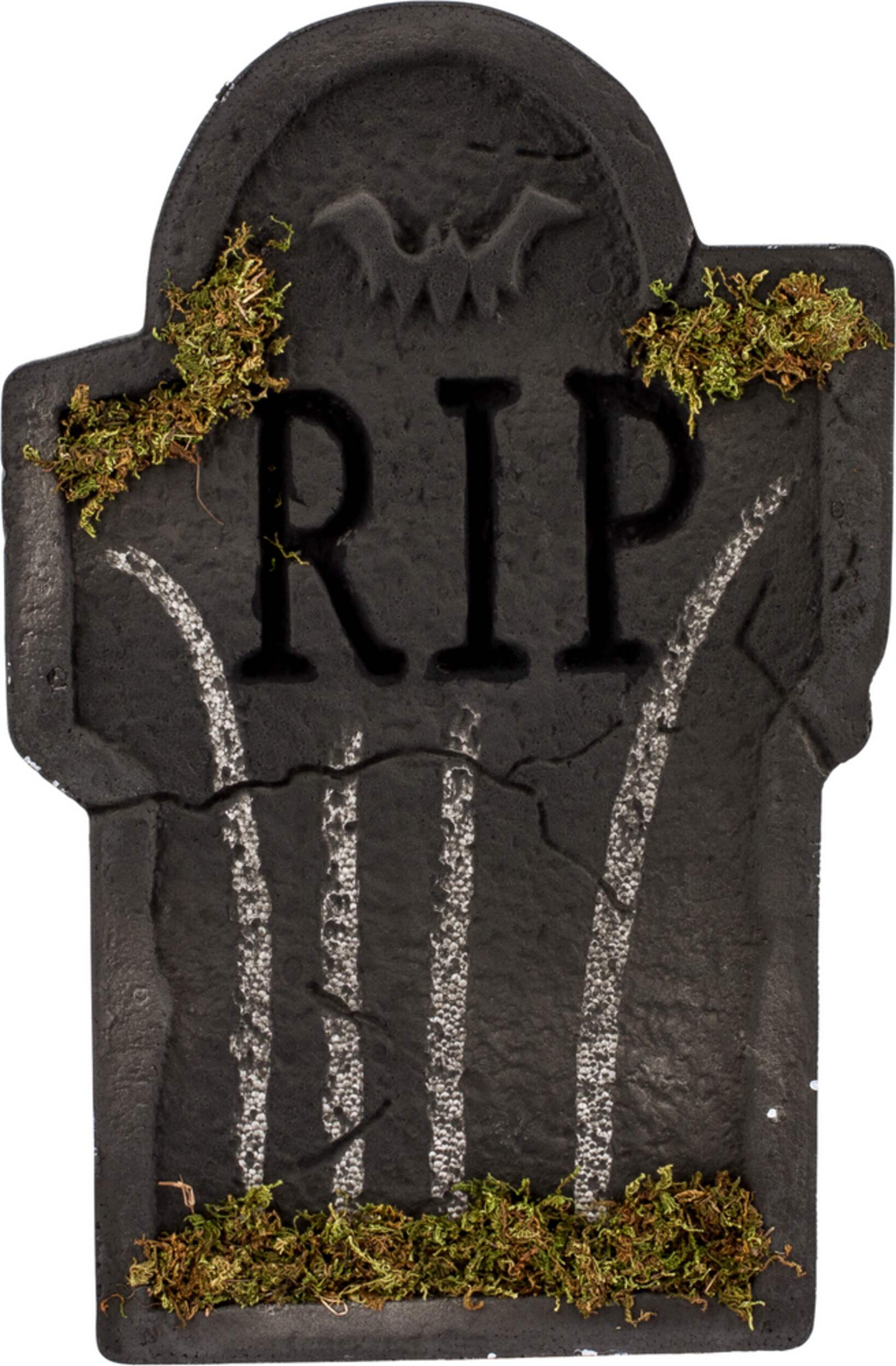 Décoration d'Halloween pierre tombale RIP de cimetière en mousse, 22 po | Party City