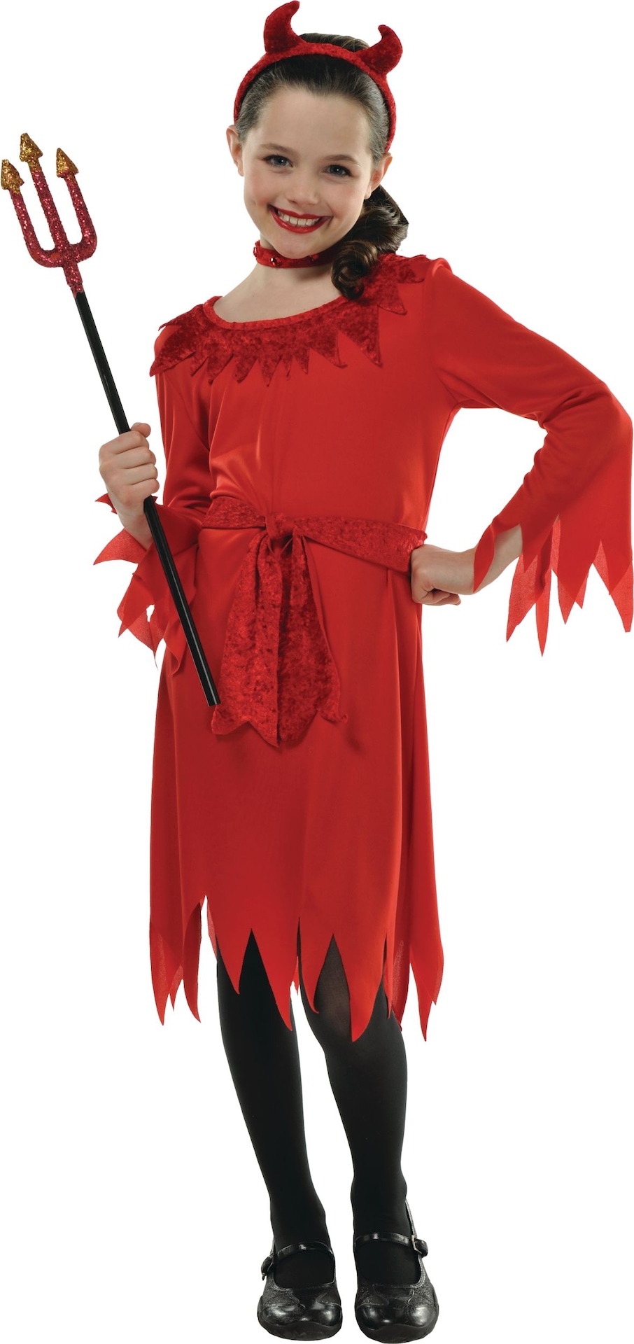 Devil Pitchfork, Red and Black, 23-in | Party City