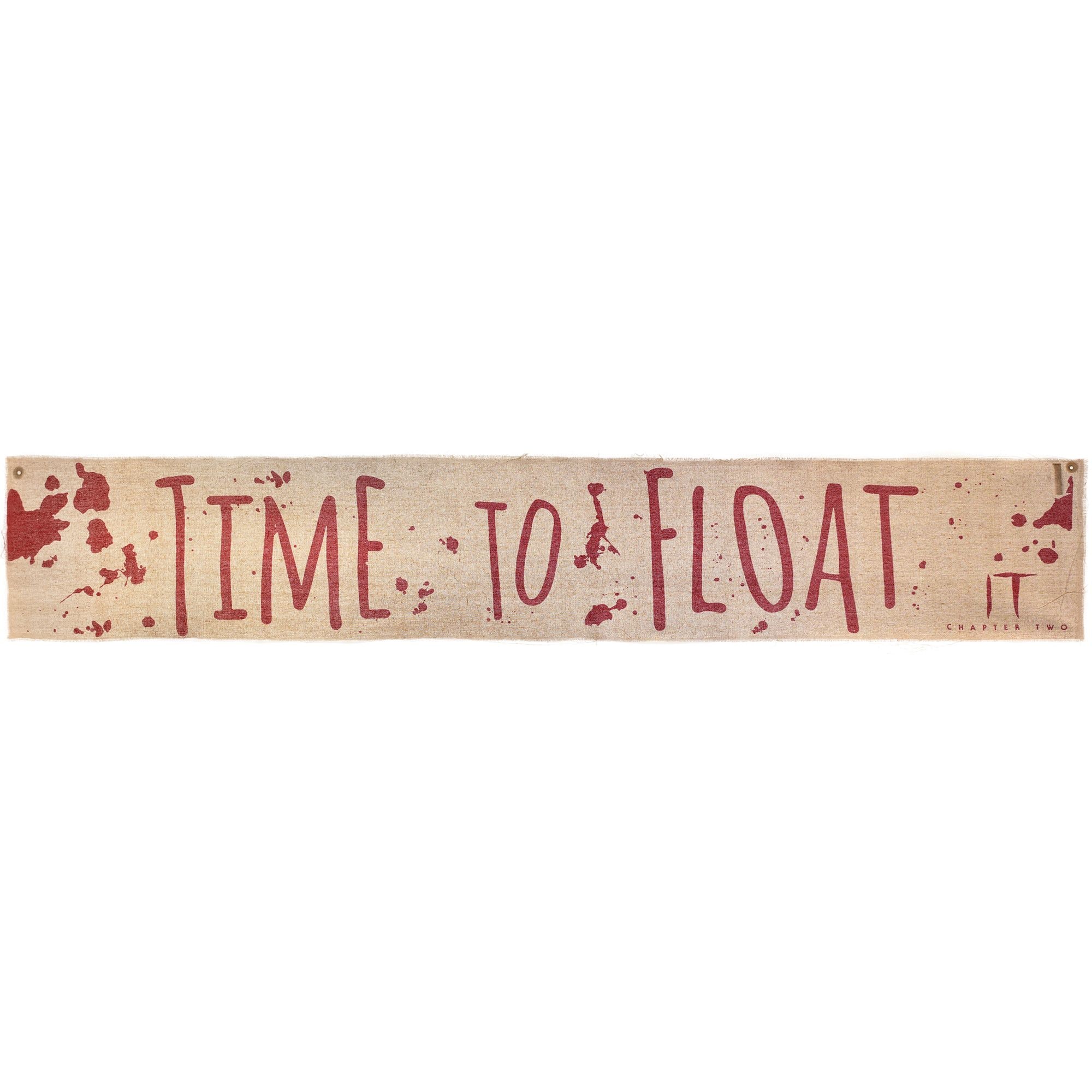 IT "Time to Float" Letter Banner, Grey/Red, 11-in, Indoor Decoration ...