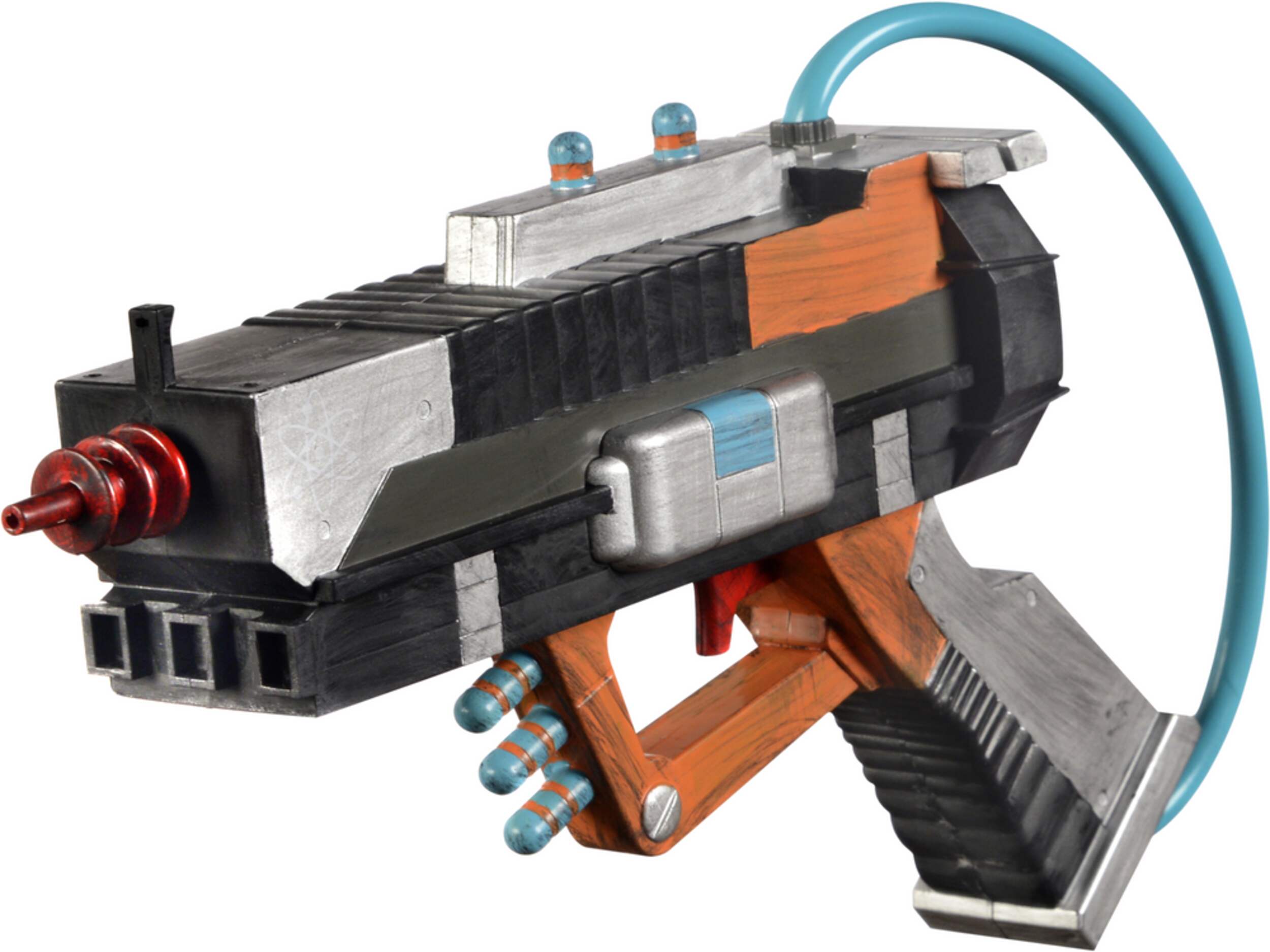 Post-Apocalyptic Gaming Gun Weapon, Multi-Coloured, 9.5-in, Wearable ...