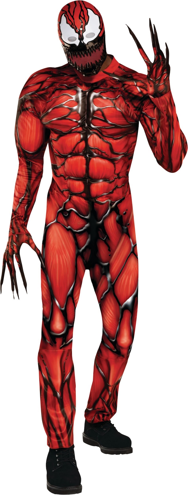 Men's Disney Marvel Spider-Man Carnage Red/Black Padded Jumpsuit with ...