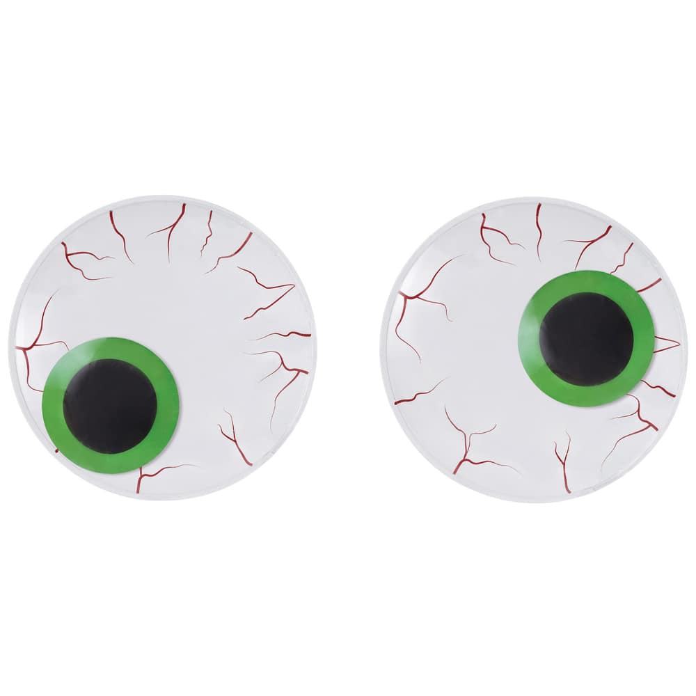 Oversized Googly Eyes Whitegreen 195 In 2 Pk Indooroutdoor Decoration For Halloween
