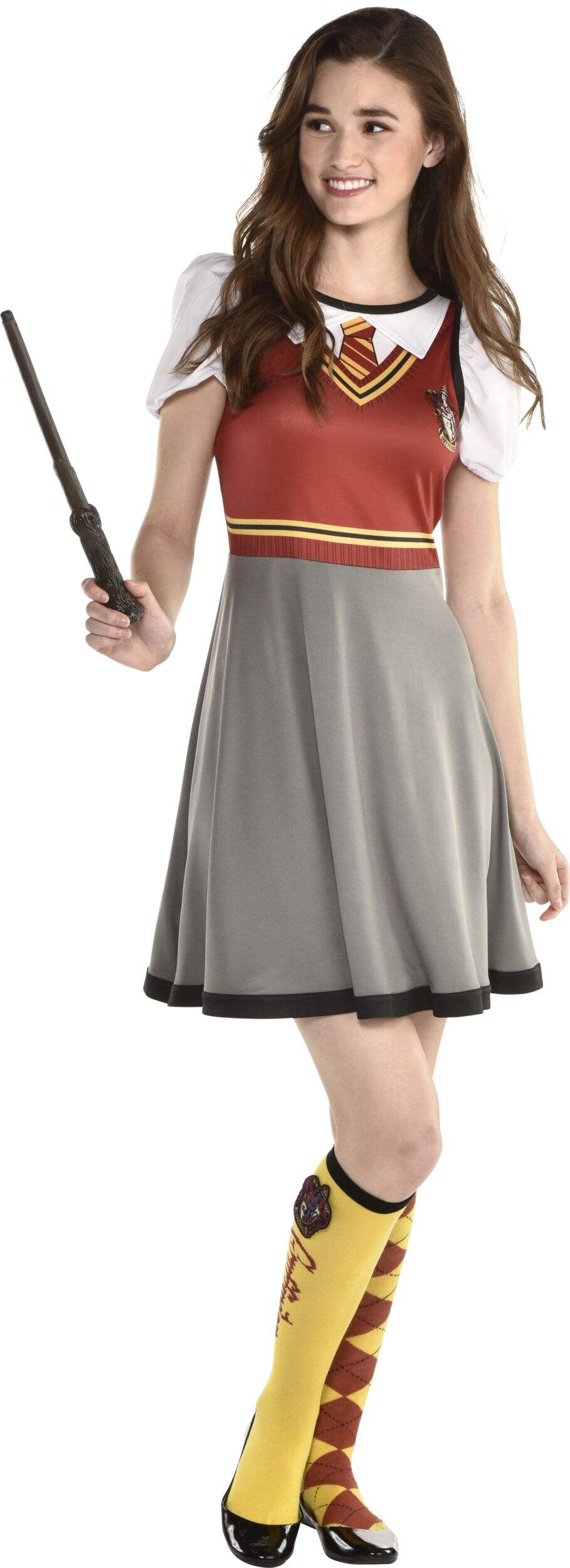Harry Potter Gryffindor Deluxe Fit & Flare Dress Halloween Costume ...