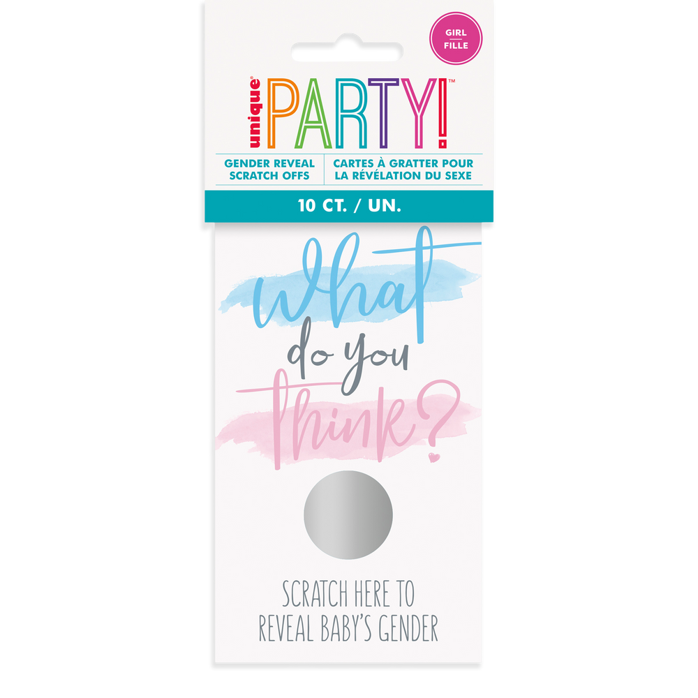 Scratch Off Gender Reveal Game for a Girl | Canadian Tire