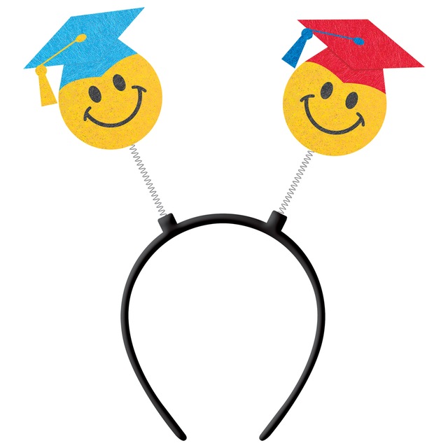 Graduation Happy Face Headbopper | Party City
