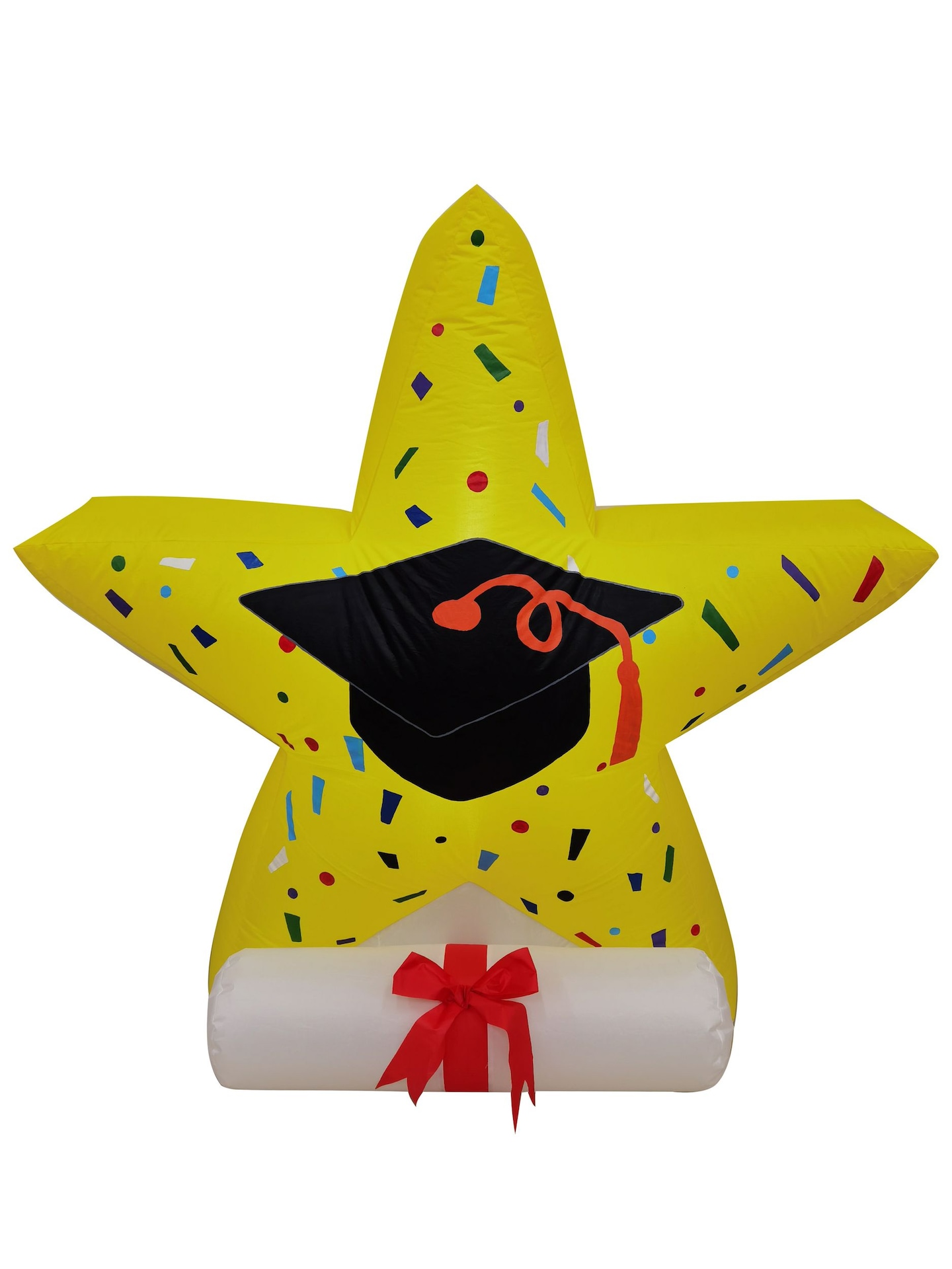 Star LED Light-Up Airblown Inflatable, Yellow, 4-ft, Self Inflating ...